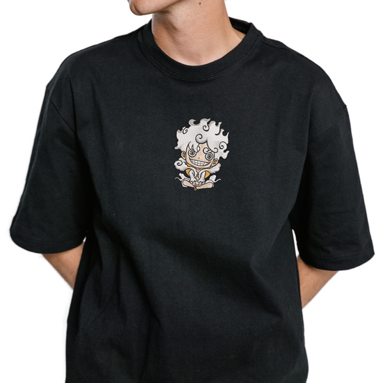 Luffy Nika Gear 5 | One Piece embroidered T-shirt | 100% Cotton ...