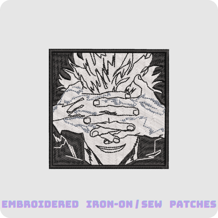 Sukuna Jujutsu Kaisen Embroidered patches – AMOEMBROIDERY